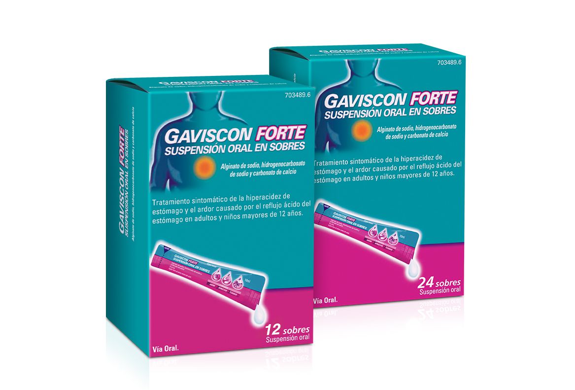 Gaviscon Forte | Suspension oral en sobres | Gaviscon