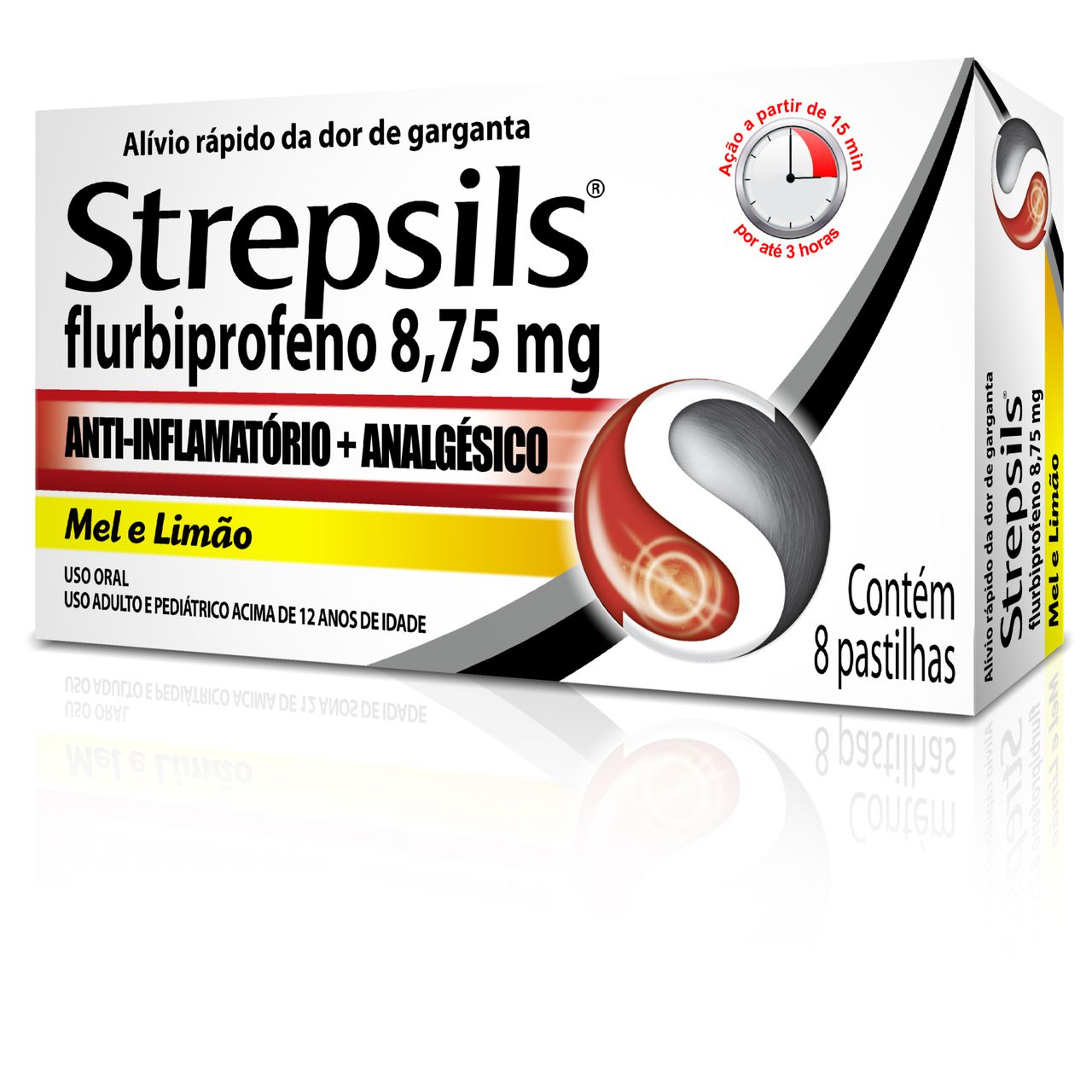 Strepsils Mel e Limão 8 unidades
