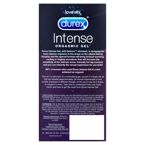 Durex Intense Gel 10ml | Durex UK